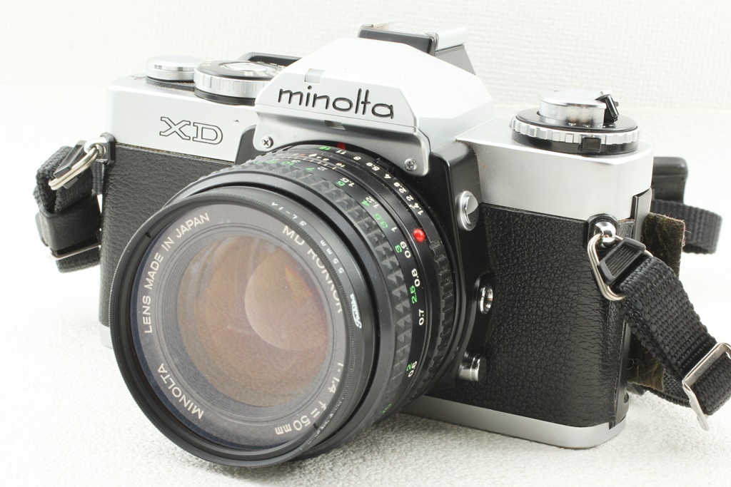 【全体的に状態が悪い】ジャンク品 Minolta ミノルタ XD MD 50mm F1.4 一眼レフフィルムカメラ/A4657の落札情報詳細 ...