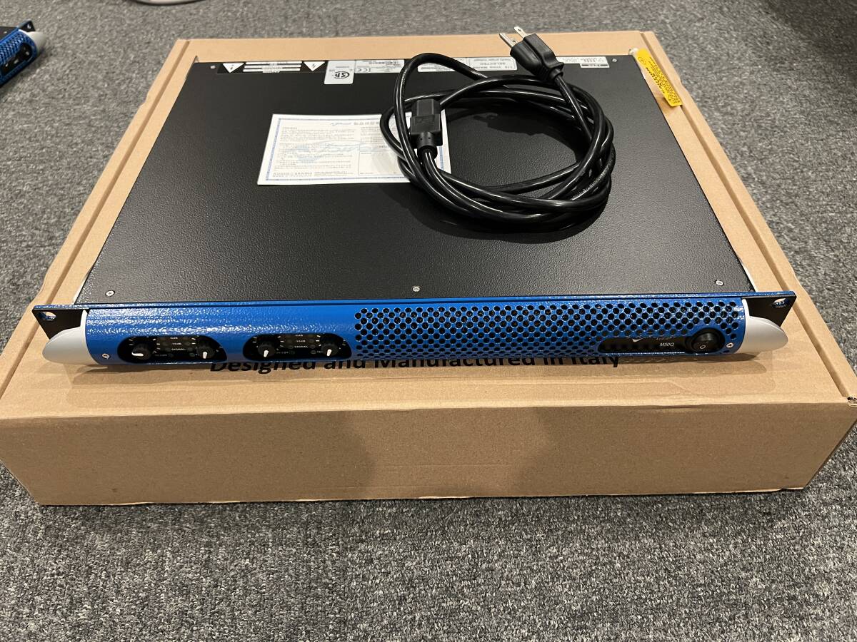 【目立った傷や汚れなし】送料込！美品です。 POWERSOFT M50Q 4chパワーアンプ 1U コンパクト ハイパワー ②の落札情報詳細 ...