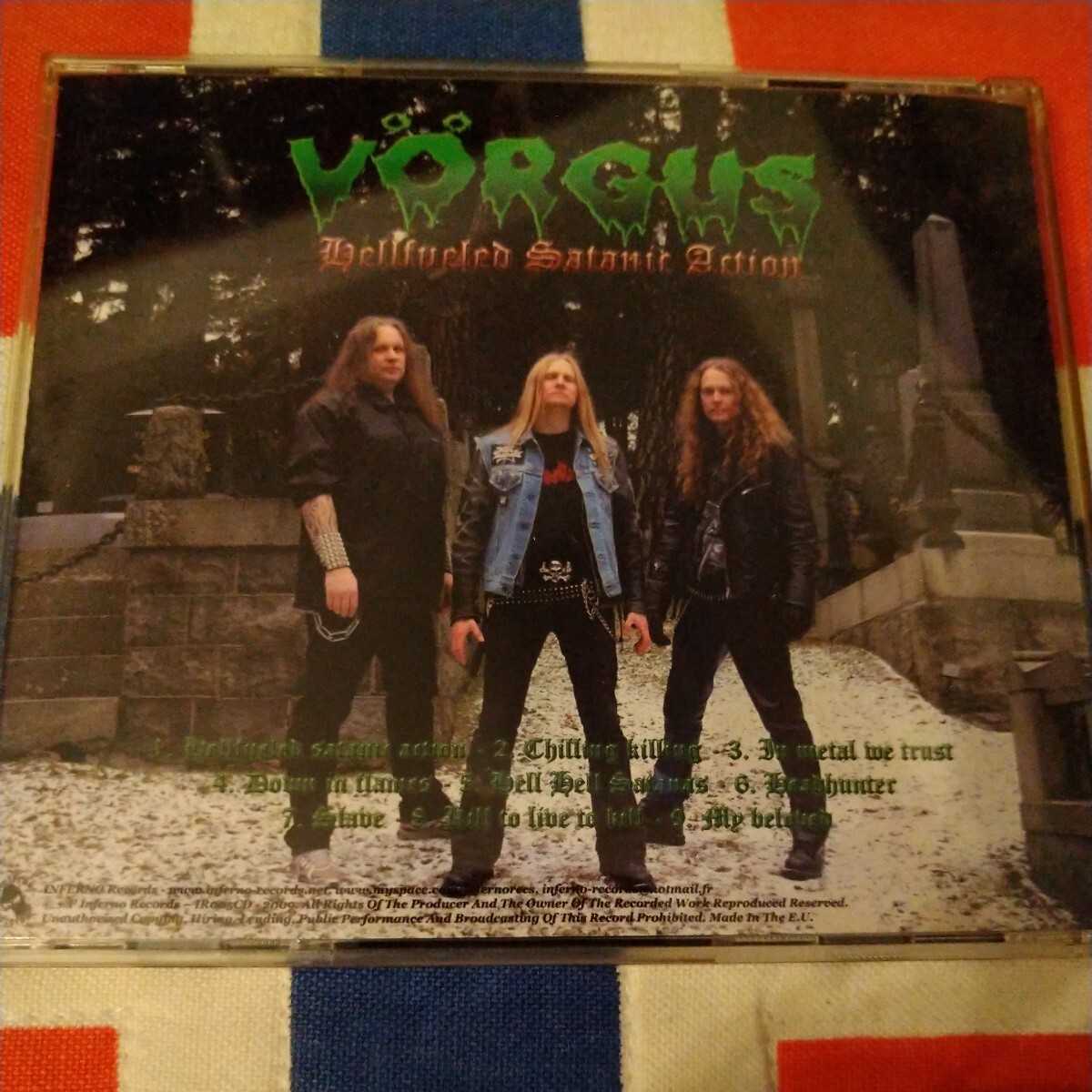 【目立った傷や汚れなし】VORGUS Hellfueled Satanic Action スラッシュメタル THRASH METAL ...