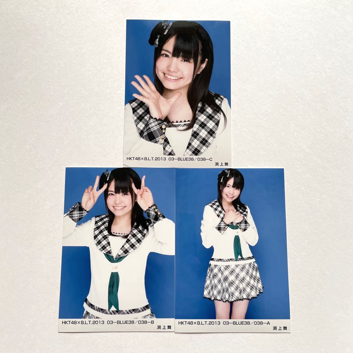 【傷や汚れあり】HKT48 渕上舞 B.L.T.2013 生写真 3種【折れアリ】の落札情報詳細 - ヤフオク落札価格検索 オークフリー