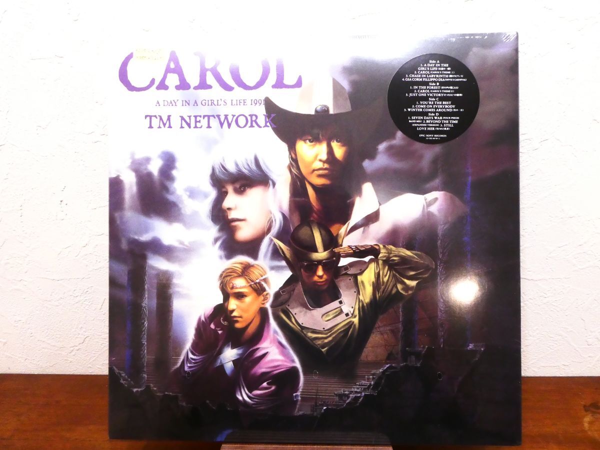 【未使用】S) 未開封品！ TM NETWORK 「 CAROL A DAY IN A GIRL’S LIFE 1991 」 LPレコード 32・3H-5070～1 @80 (A-89)の落札 ...