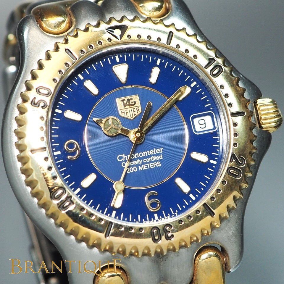 【傷や汚れあり】訳あり【クロノメーター】TAG HEUER タグ ホイヤー WG5121-P0 セル シリーズ デイト SS 自動巻き ...