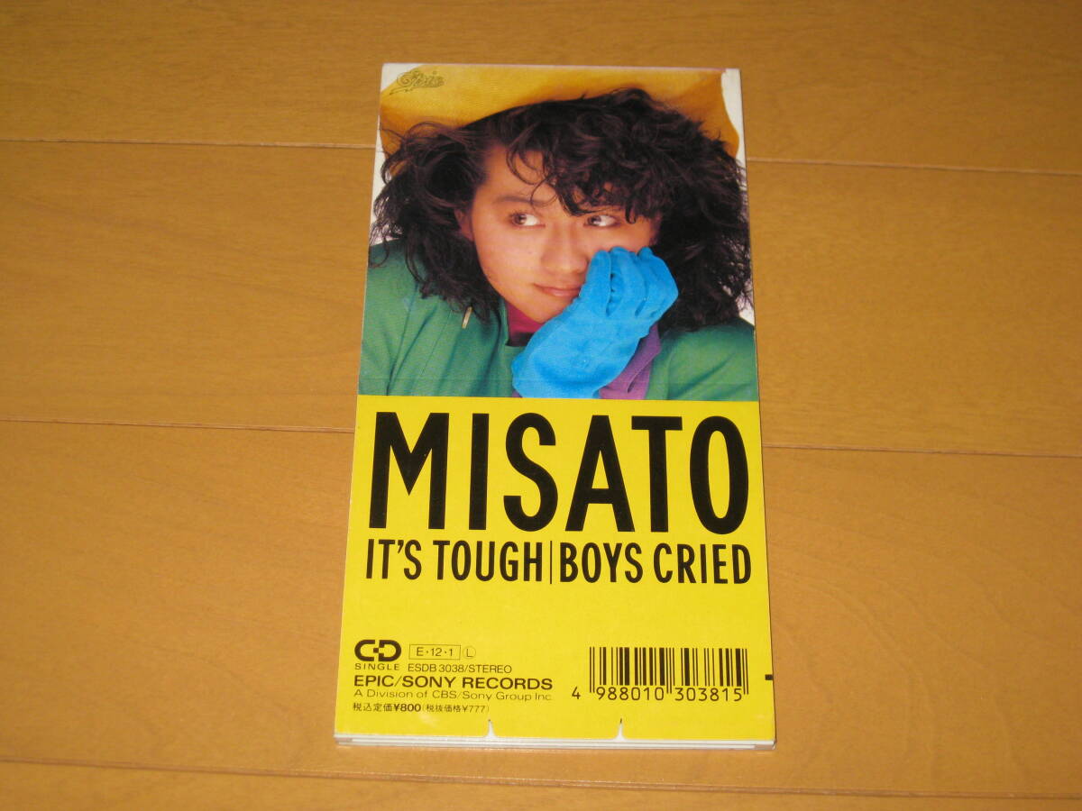【やや傷や汚れあり】IT'S TOUGH / BOYS CRIED~あの時からかもしれない~ 8cmシングルCD 渡辺美里 misato ESDB-3038の落札情報詳細 - Yahoo ...