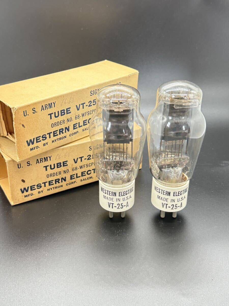 【傷や汚れあり】VT25 真空管2本 ウエスタンエレクトリック Western Electric WE VT-25-Aの落札情報詳細 - Yahoo!オークション落札価格検索 オークフリー