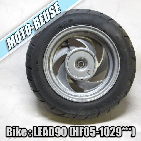 【傷や汚れあり】 【LEAD90 リード90 HF05】純正リアホイール（A) 後輪 アルミ K44543の落札情報詳細 - Yahoo!オークション落札価格検索 オークフリー