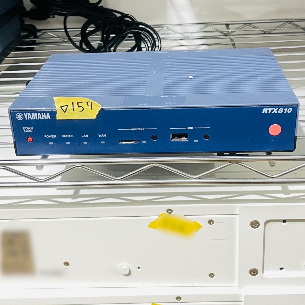 【傷や汚れあり】 157【通電OK】YAMAHA RTX810 ギガアクセス VPNルーター ギガビットイーサネット パワーオフログ保存 ...