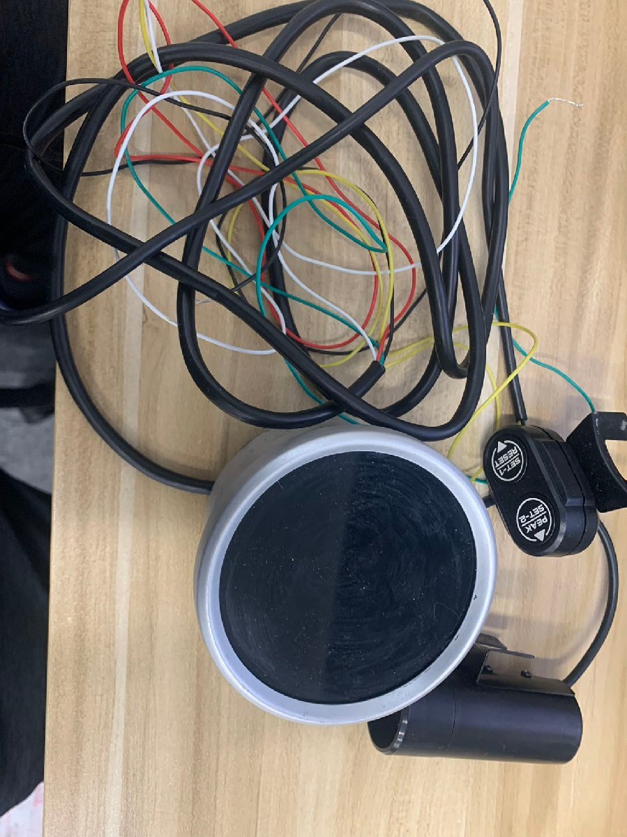 【全体的に状態が悪い】1円訳あり タコメーター obd 後付け バイク 車 80φ 86mm 配線 追加 メーター ワーニング機能付き ...