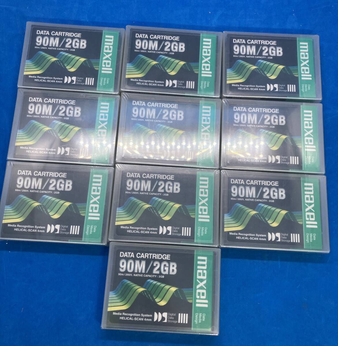 【未使用】DDS-1 データカートリッジ maxell 90M/2GB 10本セット 未開封品 HS-4/90S DATの落札情報詳細 - Yahoo!オークション落札価格検索 オークフリー
