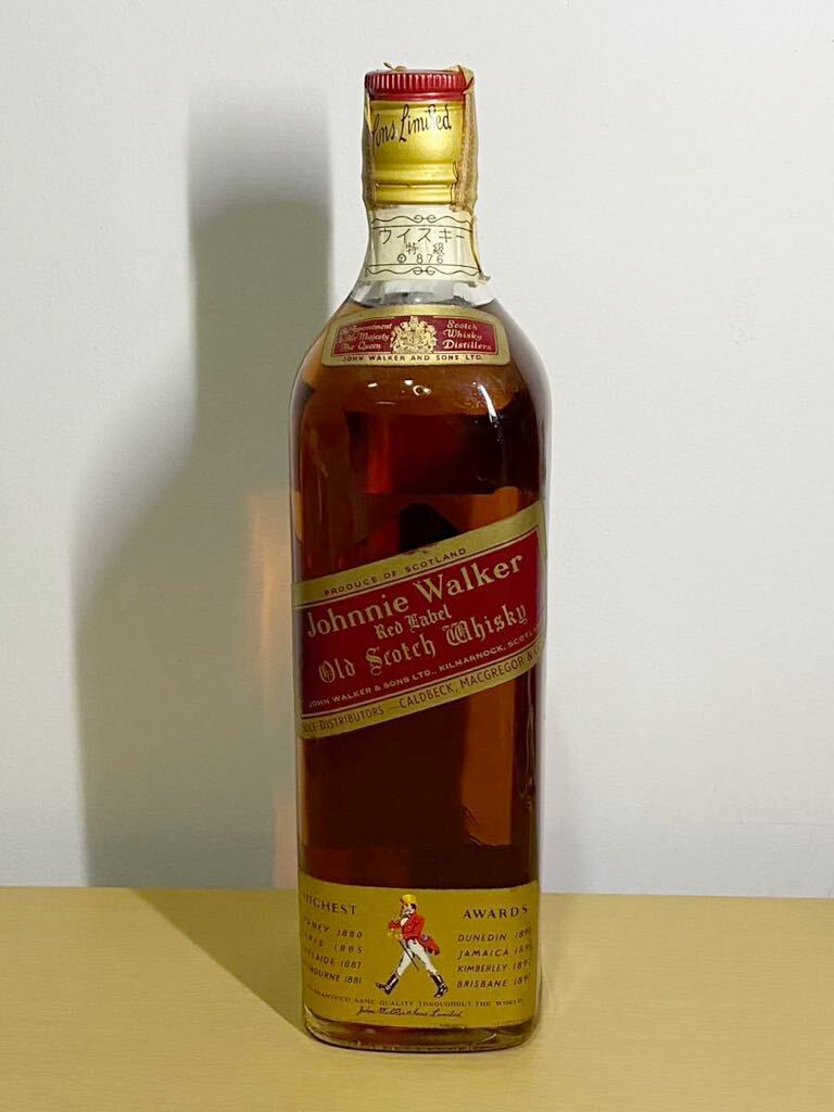 【未使用】ジョニーウォーカー レッドラベル 特級 760ml Johnnie Walker Red Labe 洋酒 古酒の落札情報詳細 ...