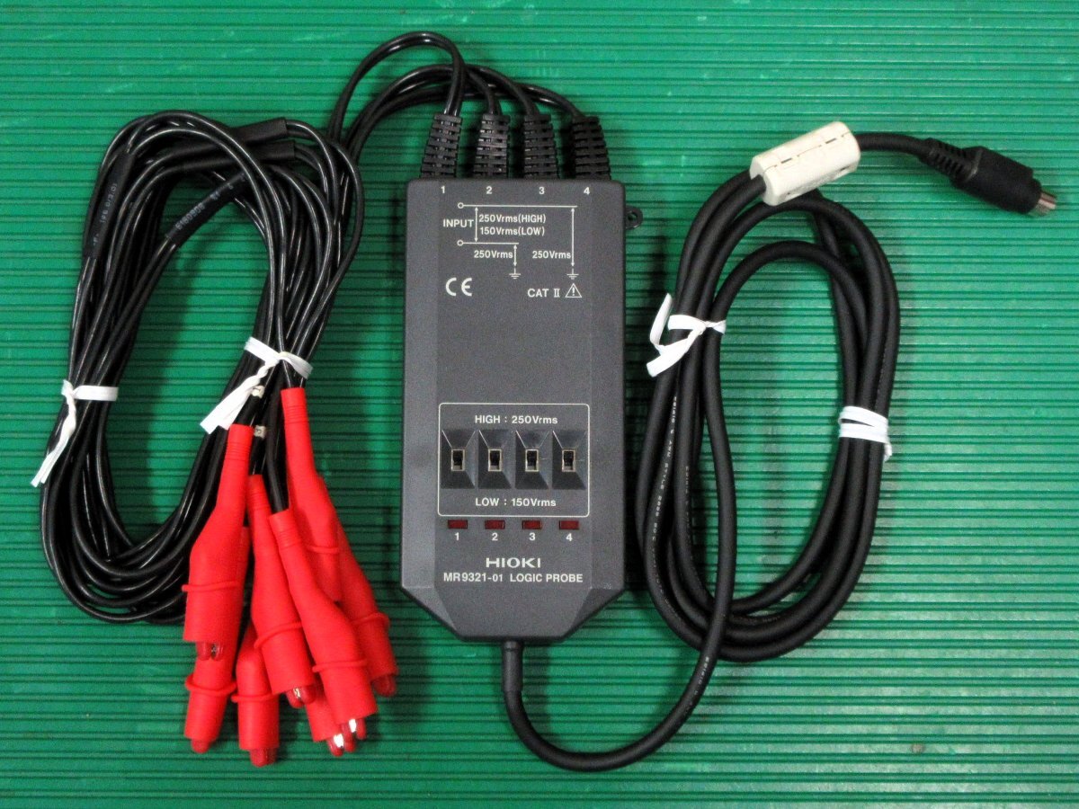【目立った傷や汚れなし】Hioki/日置電機 MR9321-01 Logic Probe/ロジックプローブ 未検査品の落札情報詳細 ...