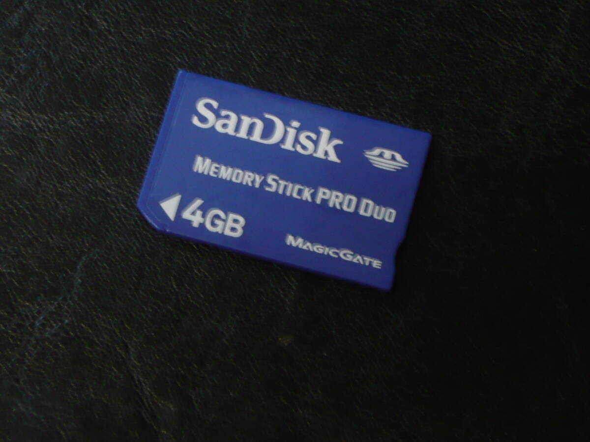 【やや傷や汚れあり】動作保証！SanDisk Memory Stick PRO Duo 4GB MAGICGATE ①の落札情報詳細 ...