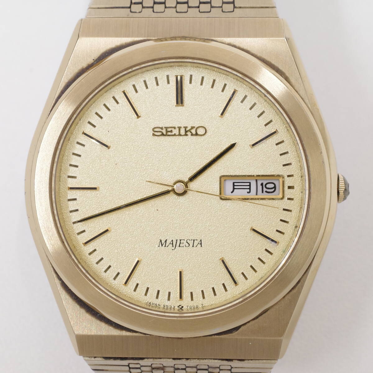 【傷や汚れあり】SEIKO セイコー 9533-7000 MAJESTA マジェスタ デイデイト 腕時計 QZ クォーツ メンズの落札情報詳細 ...
