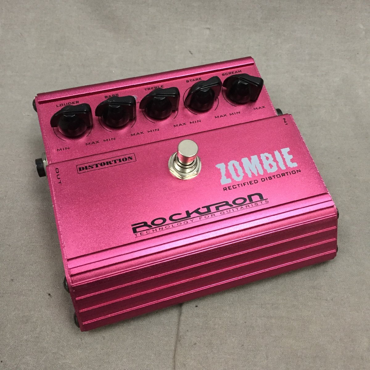 【やや傷や汚れあり】f146*80 【やや傷汚れ有】 ROCKTRON ZOMBIE ディストーション エフェクター Q55017 ...