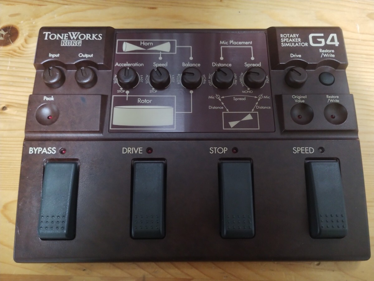 【傷や汚れあり】KORG ToneWorks G4 ロータリースピーカージェネレーター 動作確認 稀少品の落札情報詳細 - Yahoo ...