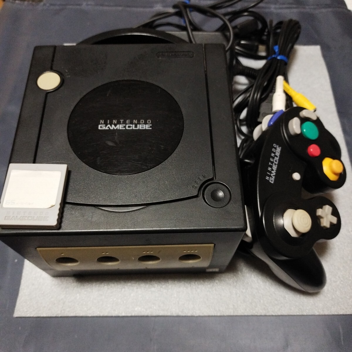 【やや傷や汚れあり】【動作品】 ニンテンドー 任天堂 Nintendo GAMECUBE GC ゲームキューブ 本体 ブラック DOL-001の落札情報詳細 - Yahoo!オークション落札 ...