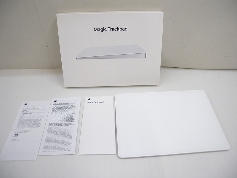 【やや傷や汚れあり】HM1284 Apple Magic Trackpad MJ2R2J/A A1535 ※USBケーブル欠品 チェック済 中古現状渡しの落札情報詳細 - Yahoo ...