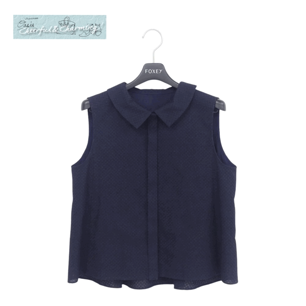 【未使用に近い】Sランク FOXEY ブラウス ベルガモット 38 ネイビー コットン '24年商品 44687 共布スカート出品中♪の落札情報詳細 - Yahoo!オークション落札価格検索 ...