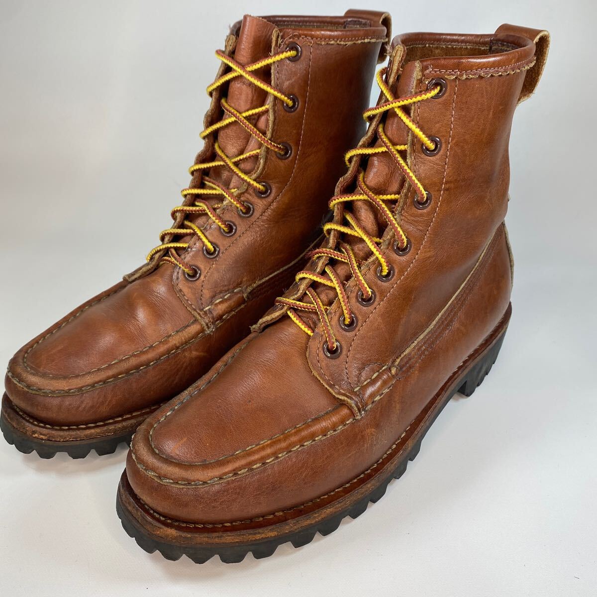 【やや傷や汚れあり】RUSSELL MOCCASIN HIKER (US8.5) Made In USA ウィズD ラッセルモカシン ハイカー ...
