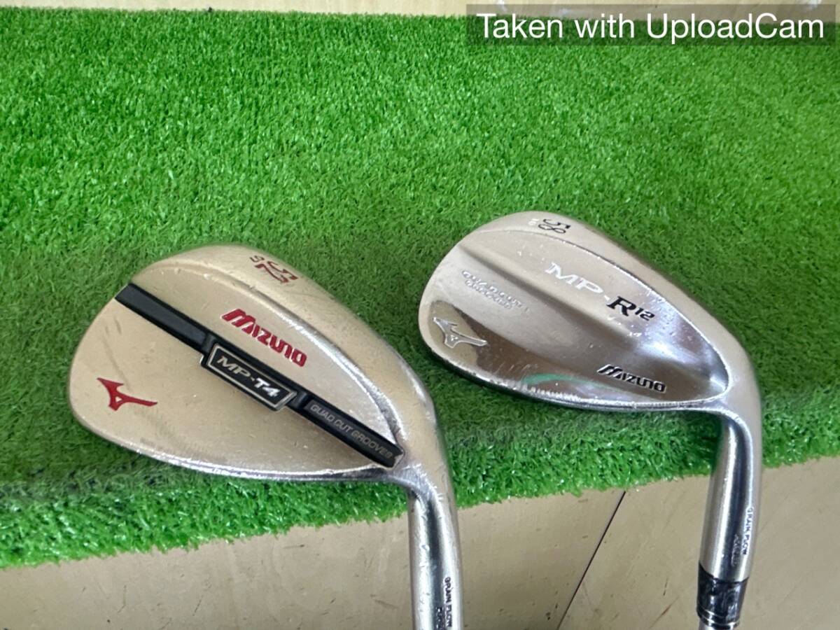 【傷や汚れあり】【ウェッジ2本セット】Mizuno ミズノ MP-T4/MP-R12 52度(07度)/58度(10度) NS.PRO modus3 TOUR105/NS.PRO modus3 ...