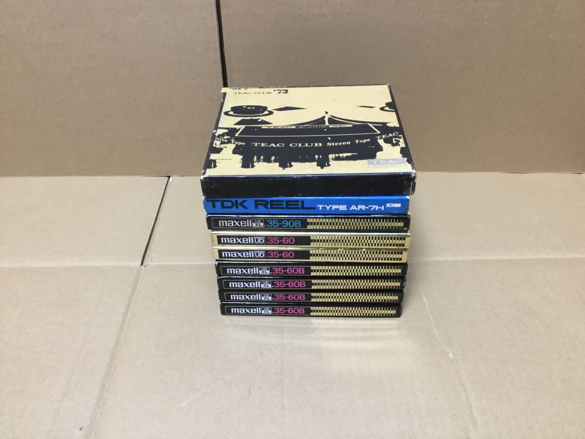 【傷や汚れあり】マクセル maxell [ UD XL 35-60B 4本 ][ UD 35-60 2本 ][ UD XL 35-90B 2本 ][TDK 1本 TEAC 1本 ]オープン ...