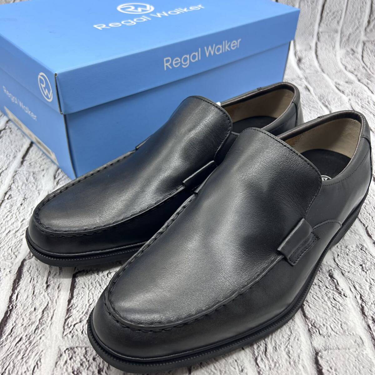 【未使用】【新品未使用】REGAL Walker リーガルウォーカー 267W ローファー レザースリッポン 26.5㎝ 3E ブラック GORE-TEX 革靴 ビジネスシューズの落札情報詳細 ...