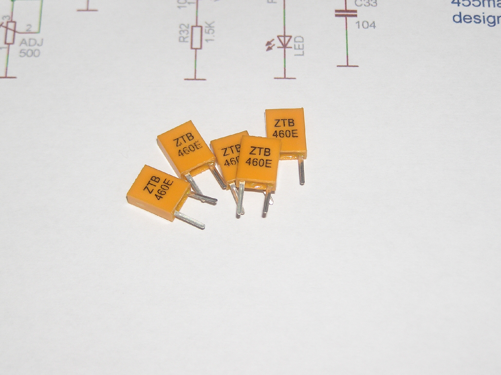 【未使用】セラミック振動子 460kHz.：ZTB460 5個で1set。 プロダクト検波。の落札情報詳細 - Yahoo!オークション落札 ...