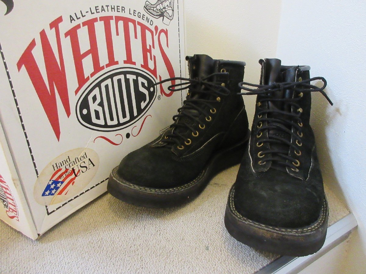 【やや傷や汚れあり】 1000円～ホワイツブーツ White's Boots NORTH WEST ノースウエスト ブラック ラフアウト スエード サイズ8の落札情報詳細 - Yahoo ...
