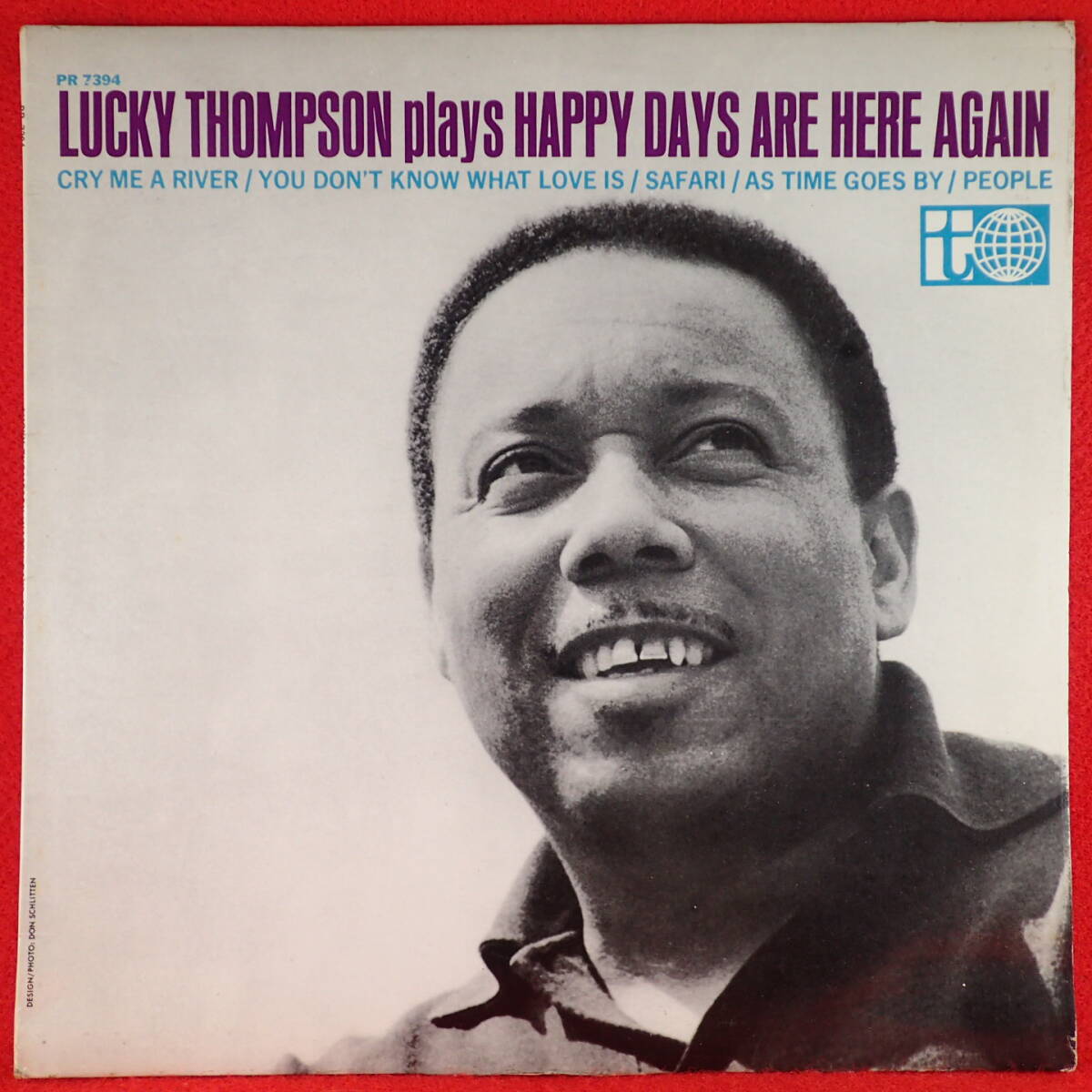 【目立った傷や汚れなし】送料無料★神洗浄【家宝級レア★幻UK盤+超極美盤+マト1★UK完オリ 白】★LUCKY THOMPSON/PLAYS HAPPY DAYS ARE HERE AGAIN ...