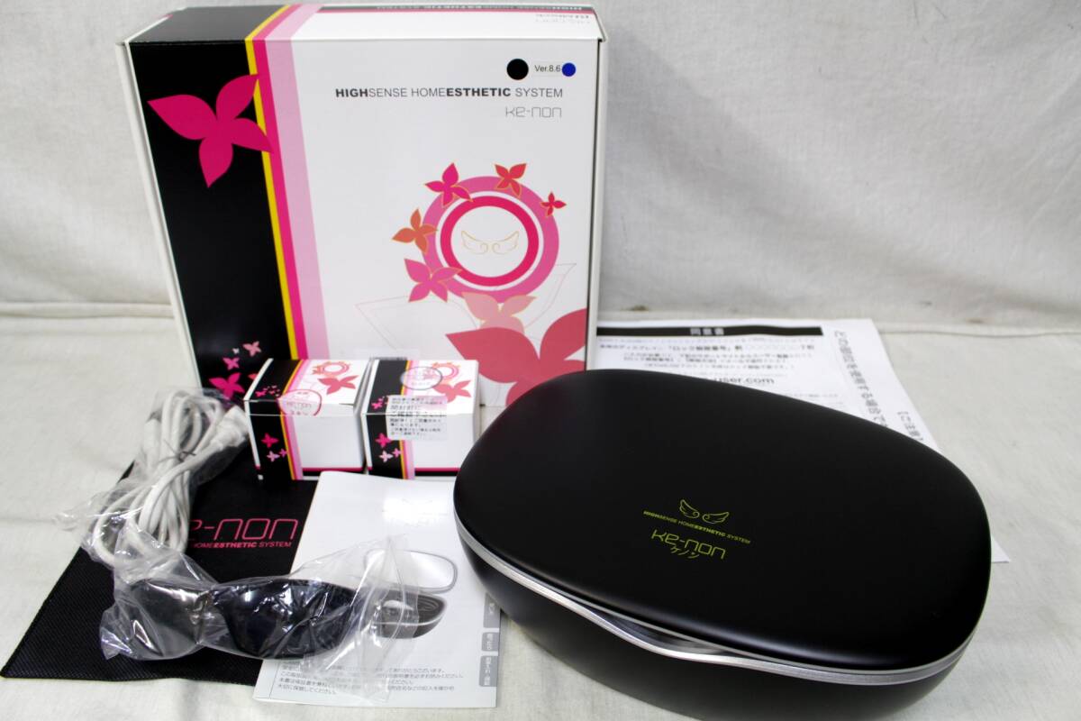 【全体的に状態が悪い】33エムテック Kenonケノン NIPL-2080 2022年製 Ver.8.6J ブラック系 電源コード/カートリッジ×2/収納袋/サングラス/取説/元箱 付の落札 ...