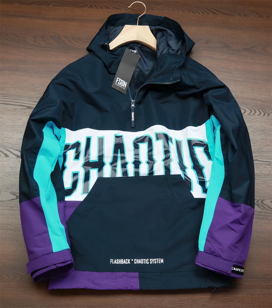 【未使用】AC16 FSBN 欧米 ジャケット メンズ L(日本サイズでXL程度) ウインドブレーカー ミックスカラー ブルゾン 春秋 防風 ...