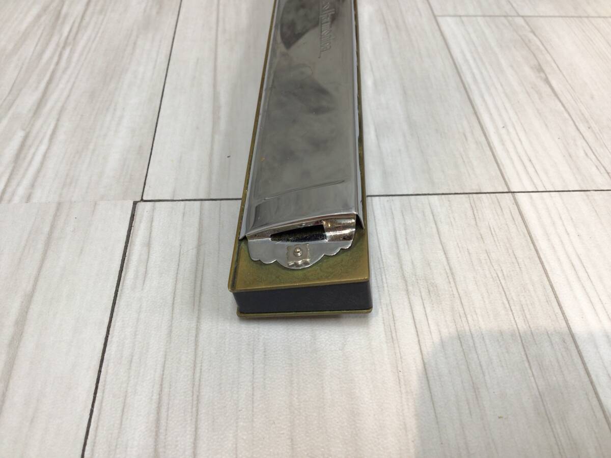 【目立った傷や汚れなし】6821 TOMBO BAND Dragon-fly Brand DE LUXE トンボ ハーモニカ A m マイナー ...