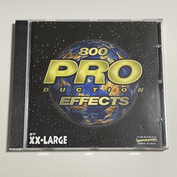 【目立った傷や汚れなし】CD(CD-ROM)『XX-Large - 800 Production Effects』サンプリング 効果音 音ネタ ...