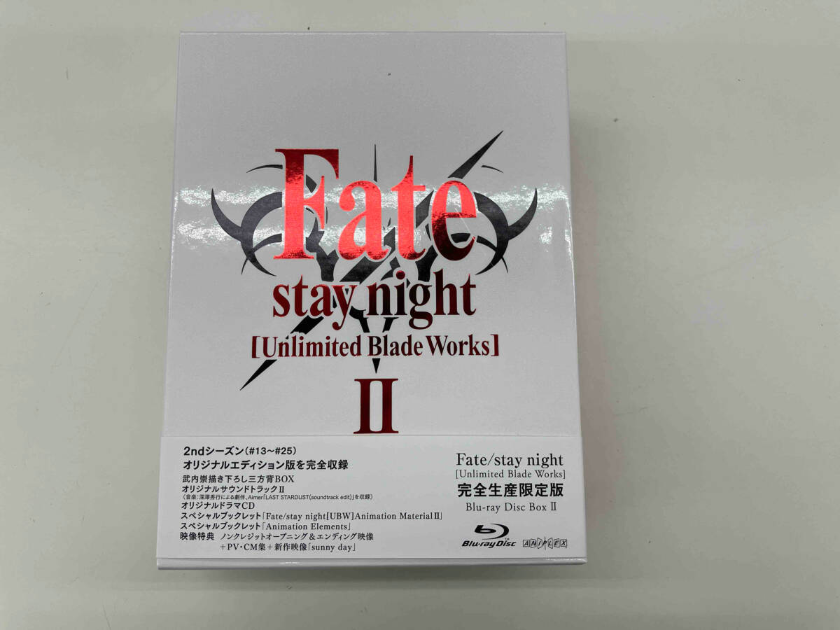 【やや傷や汚れあり】Fate/stay night[Unlimited Blade Works] Blu-ray Disc Box Ⅱ【完全生産限定版】(Blu-ray Disc)の落札情報 ...