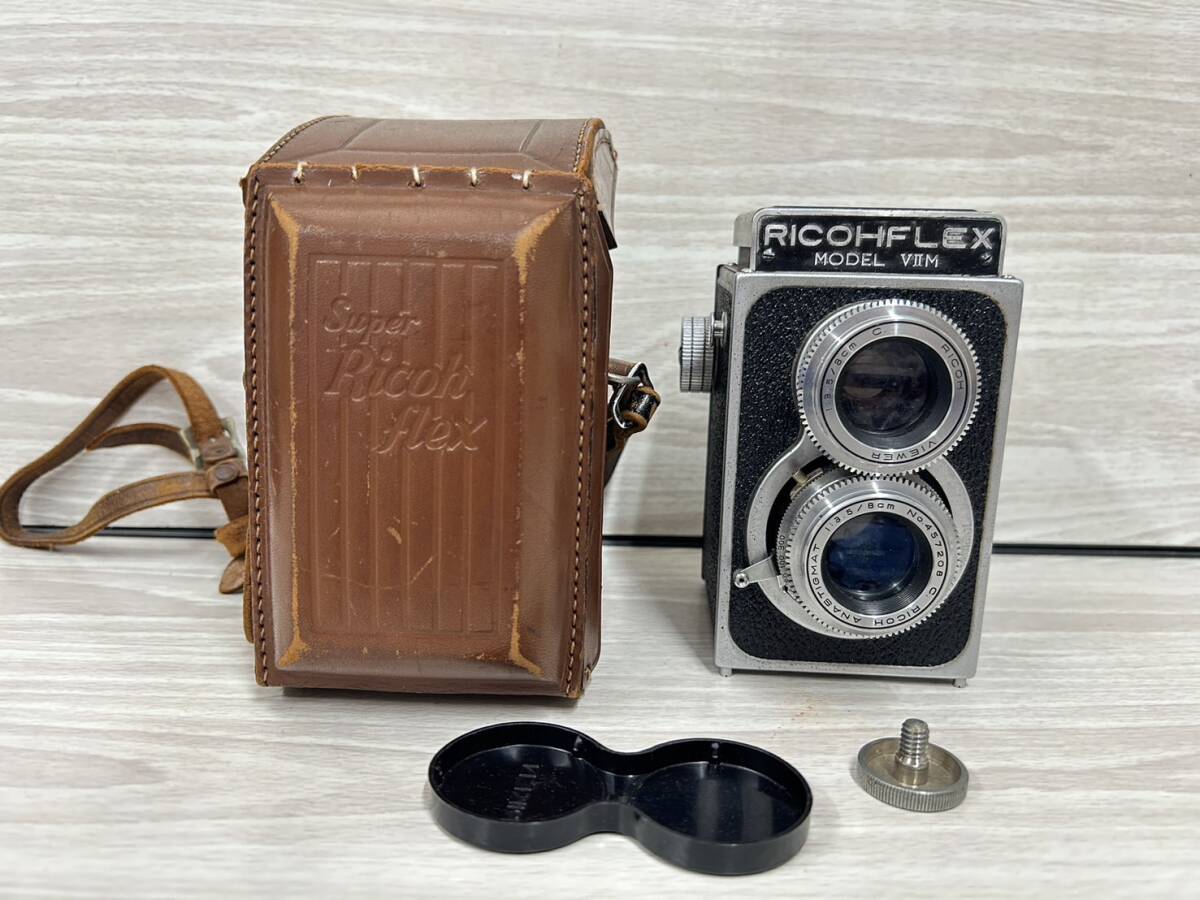 【傷や汚れあり】★[241007-1MA]【現状品】《2眼レフカメラ】RICOHFLEX/MODEL VⅡM/RICOH/リコー/フィルム ...
