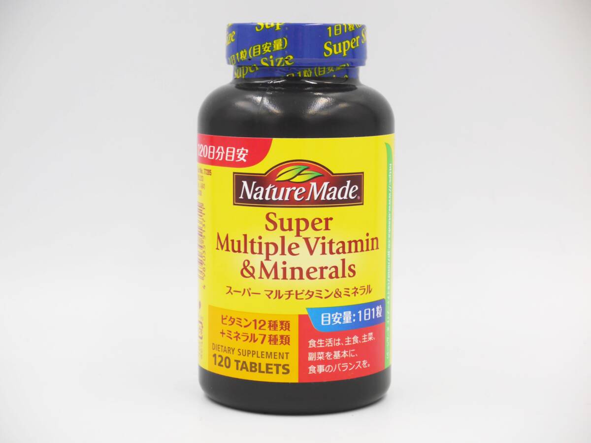 【未使用】【未開封】大塚製薬 スーパーマルチビタミン&ミネラル 120粒 1本 賞味期限：2027年3月 サプリメント 健康食品 [16815 ...