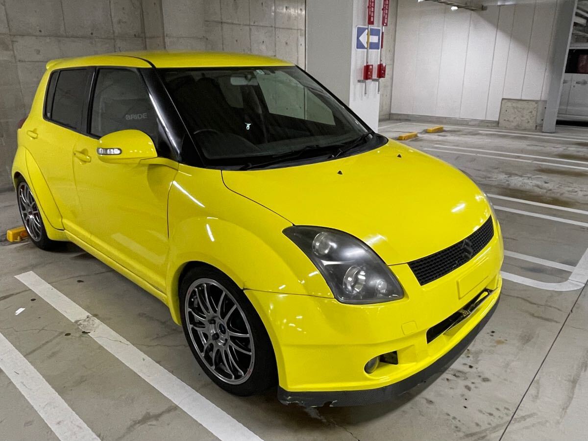 【走行距離 148,000 km】【京都発】スズキスイフトスポーツZC31S ラアンスポーツワイドボディーキット 5速MT 車高調 車検R8 ...