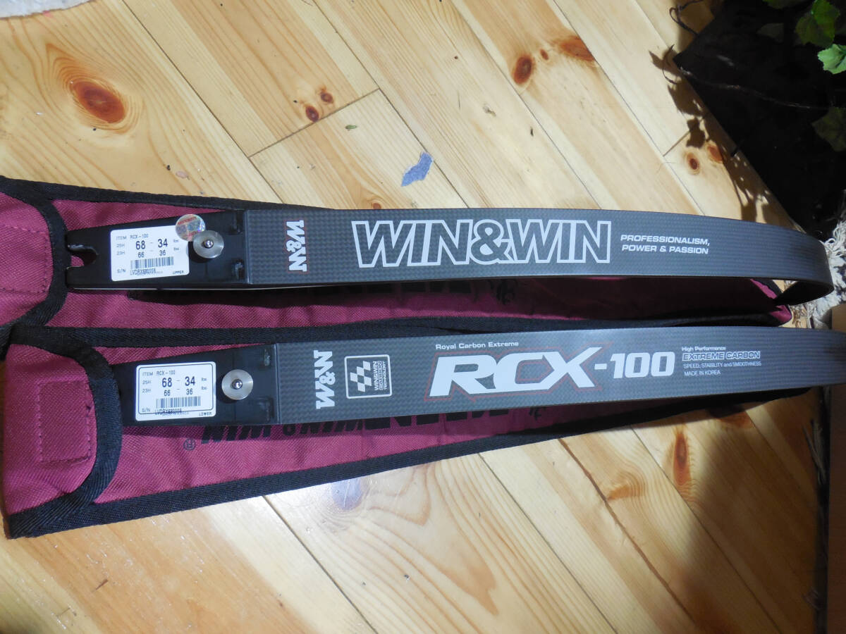 【やや傷や汚れあり】【W&W】【Win&Win】RCX-100① 68-34 リム カーボン アーチェリー 専用収納袋付の落札情報詳細 ...
