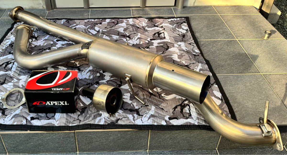 【目立った傷や汚れなし】近藤エンジニアリング 匠project極フルチタンマフラー 【競技用】 WRX STI 【VAB】専用 APEXiアクティブテールサイレンサー付きの落札情報詳細 ...