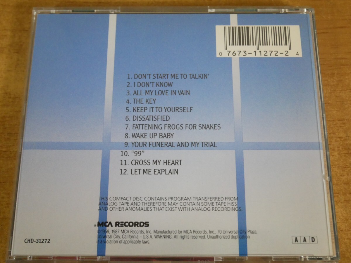 【やや傷や汚れあり】CDL-5203 Sonny Boy Williamson / Down And Out Bluesの落札情報詳細 ...