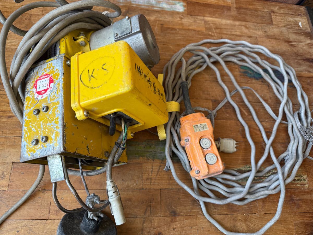 【傷や汚れあり】 D 100 ウインチ トーヨーコーケン BH-N300 100V WI-61C 電動機300W TKK 60kg-30mの落札情報詳細 - Yahoo!オークション落札価格 ...