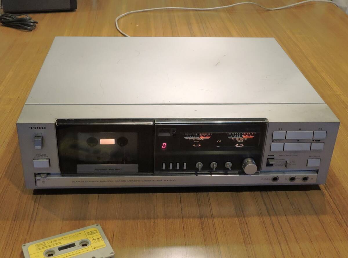 【傷や汚れあり】TRIO カセットデッキ KX-900 動作品 昭和レトロ ヴィンテージ トリオ ステレオ 現状の落札情報詳細 - Yahoo!オークション落札価格検索 オークフリー