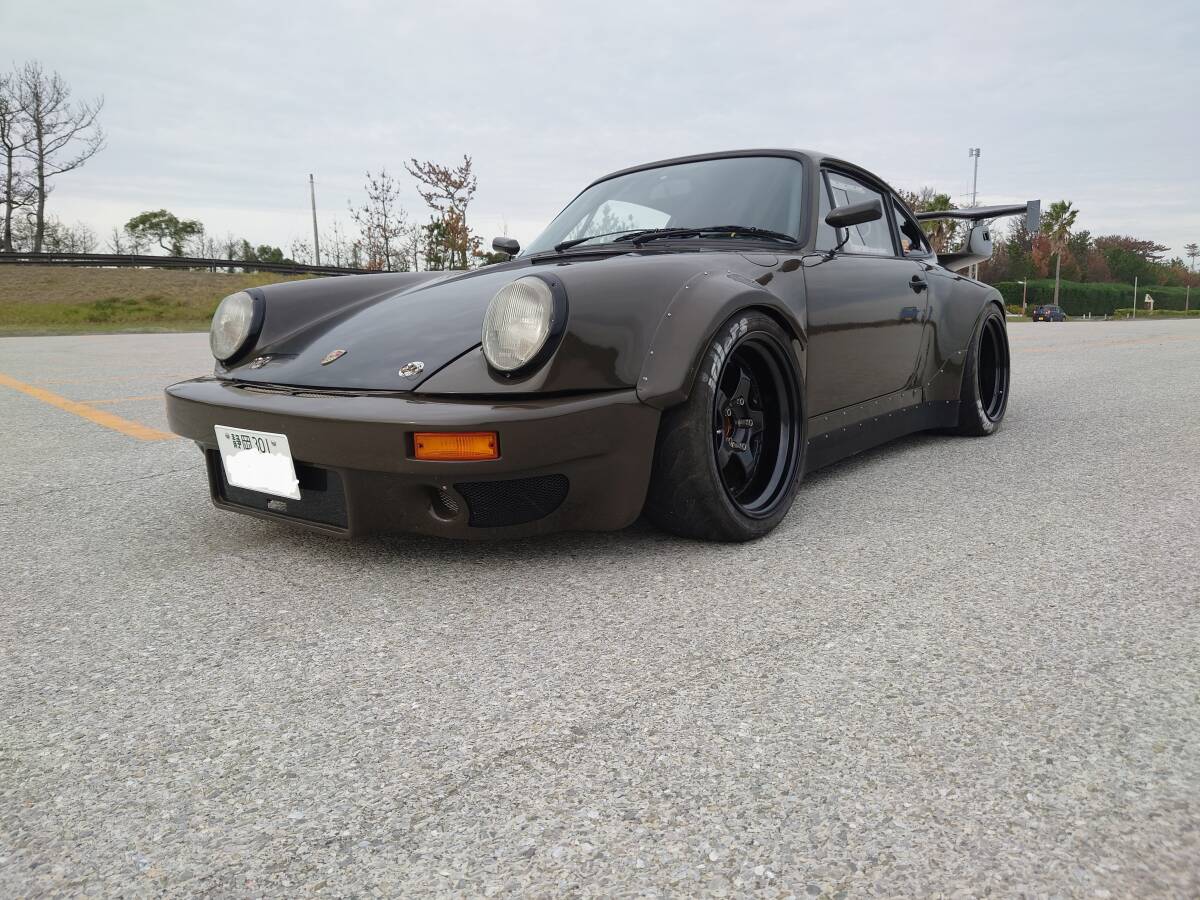 【走行距離 ？km】ポルシェ Porsche 911 930 964エンジン載せ替えワイドボディー RWB仕様 ワンオフマフラー PMOキャブ ...