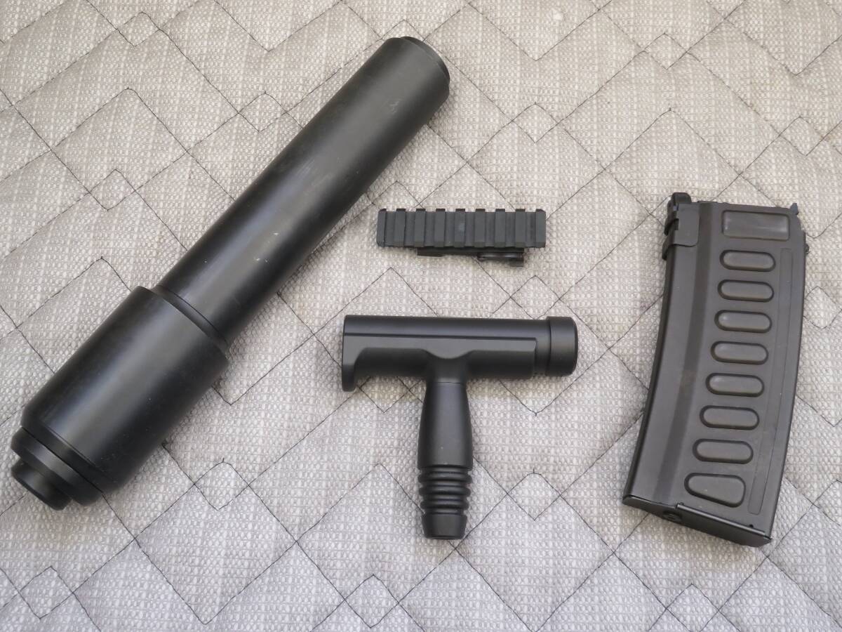 【やや傷や汚れあり】GHK Hephaestus HTs-14 Groza グローザ マウントベース フォアグリップ スチールサプレッサー ...