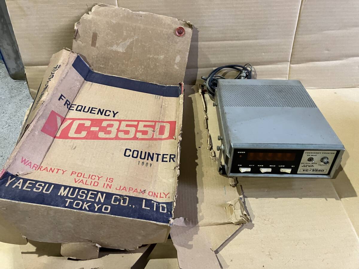 YC－500J／YAESU【正常動作確認済み】 10Hz～500MHz周波数カウンターの落札情報詳細 - Yahoo!オークション落札価格検索 オークフリー