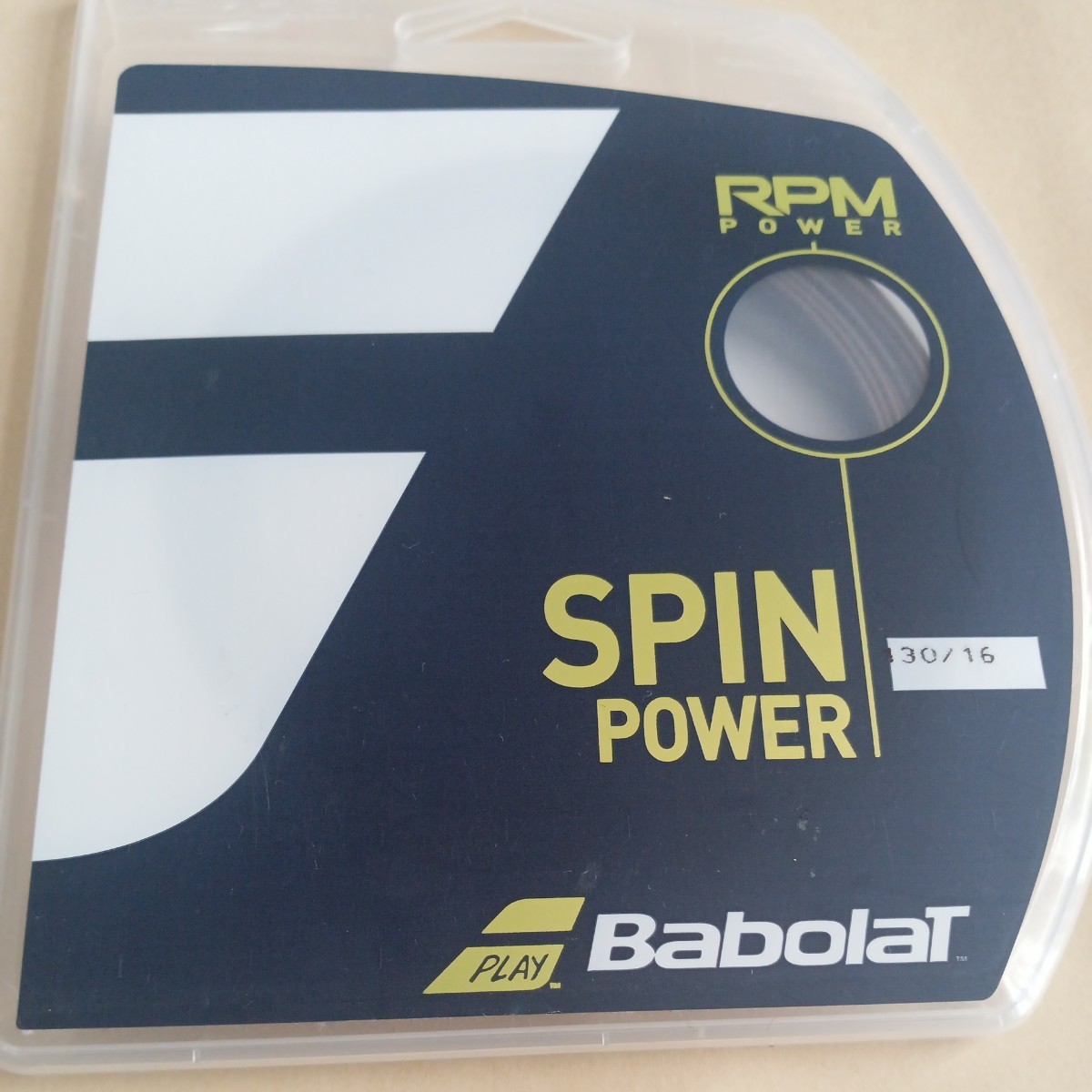 【未使用】送料無料 硬式テニスガット バボラ Babolat RPM SPIN POWER 130/16 の落札情報詳細 - Yahoo ...