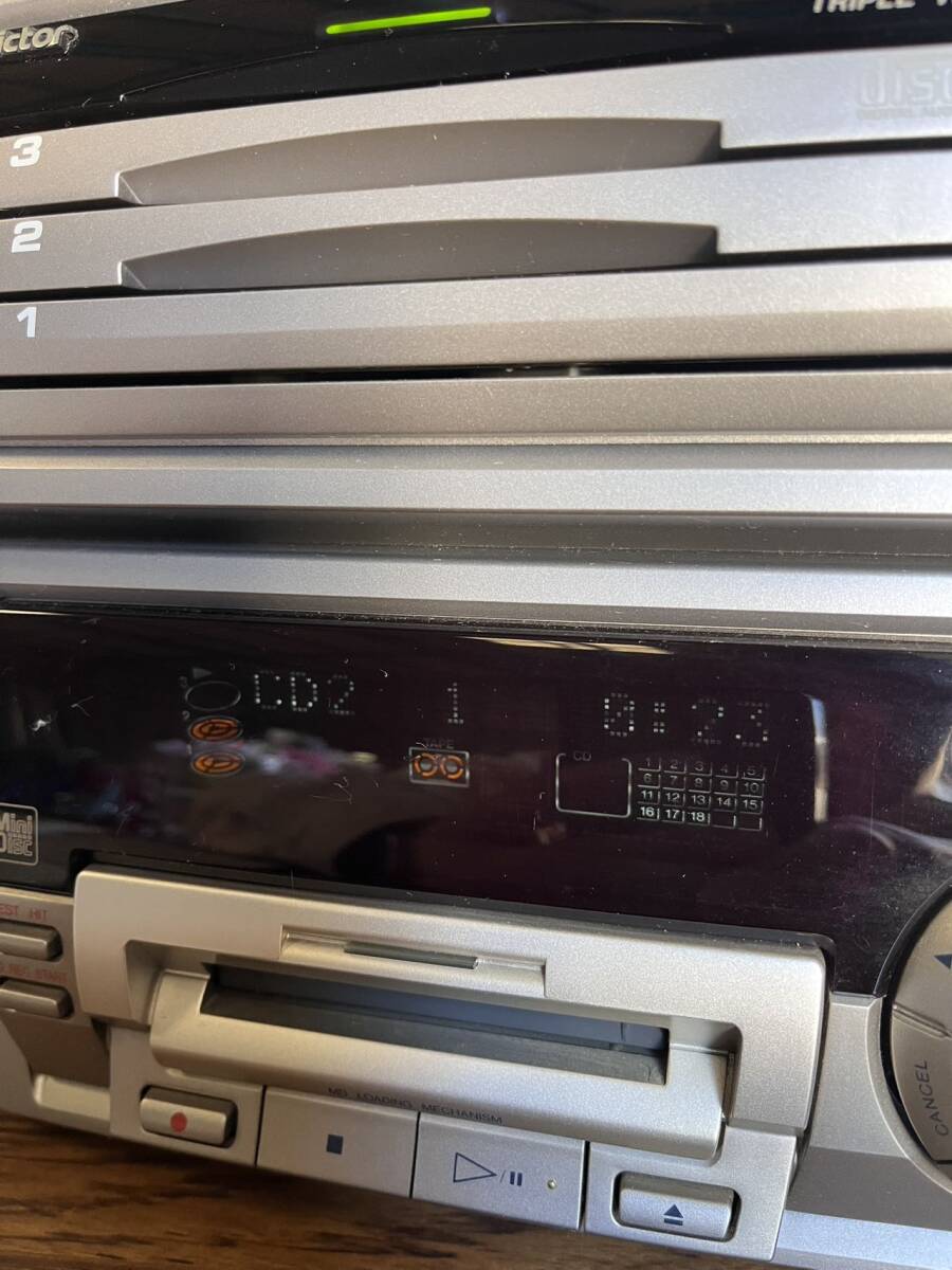 【目立った傷や汚れなし】d979★Victor コンパクト コンポーネント MDシステム MX-MD77 ★の落札情報詳細 - Yahoo!オークション落札価格検索 オークフリー