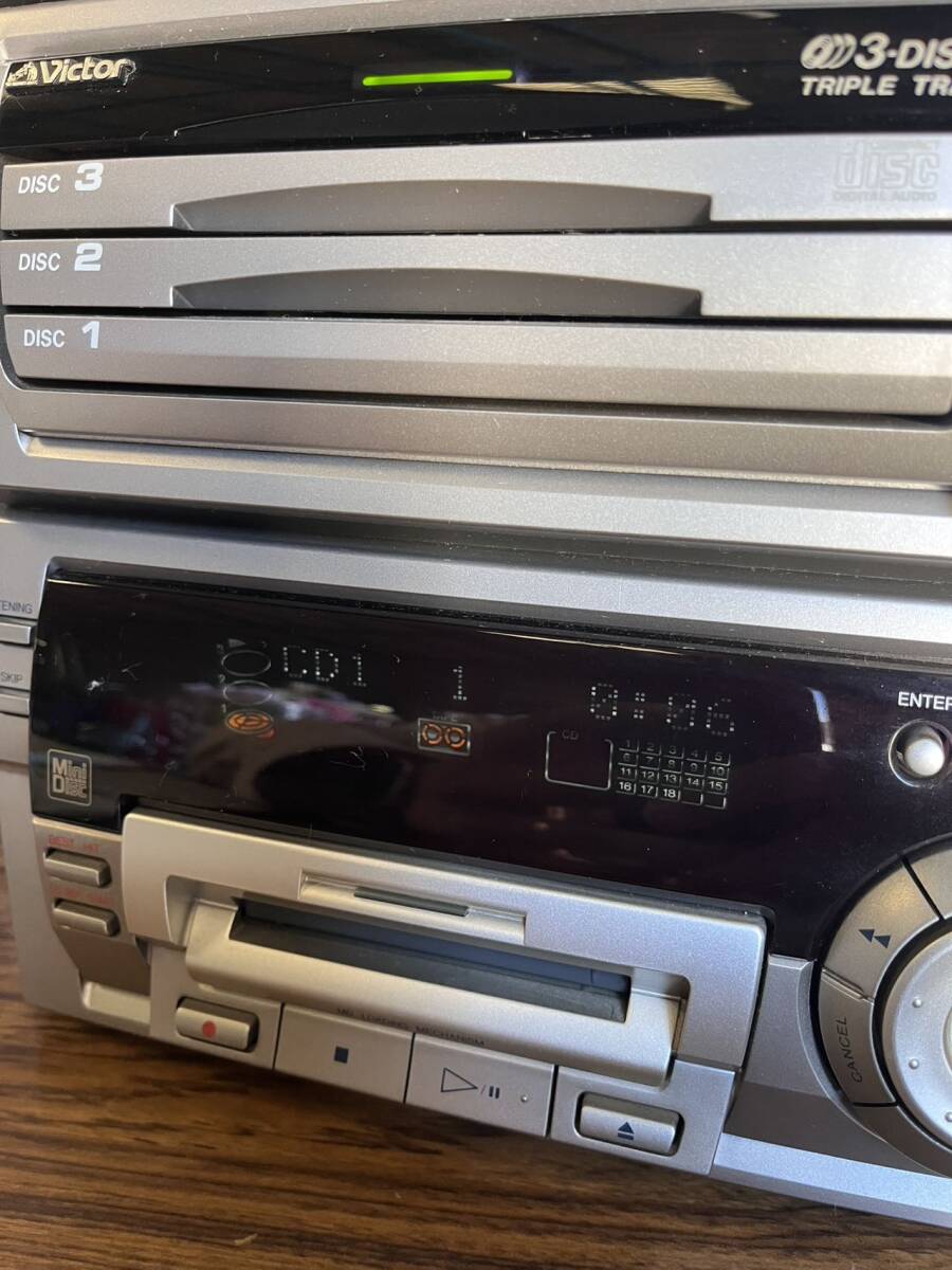 【目立った傷や汚れなし】d979★Victor コンパクト コンポーネント MDシステム MX-MD77 ★の落札情報詳細 - Yahoo!オークション落札価格検索 オークフリー