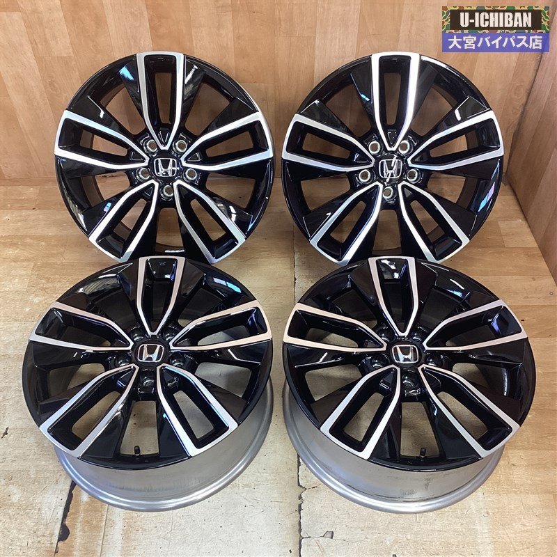 【未使用に近い】新車外し品 ホンダ ヴェゼル RV5/RV6 純正ホイール 18インチ 7.5J +55 5H 114.3 4本セット ヴェゼル オデッセイ等 ☆004の落札情報詳細 ...