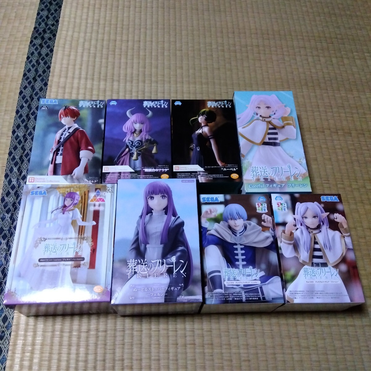 【未使用】葬送のフリーレン フィギュア 8点セット Desktop×Decorate ちょこのせ プレミアムフィギュア Luminasta Corefulフィギュアの落札情報詳細 ...