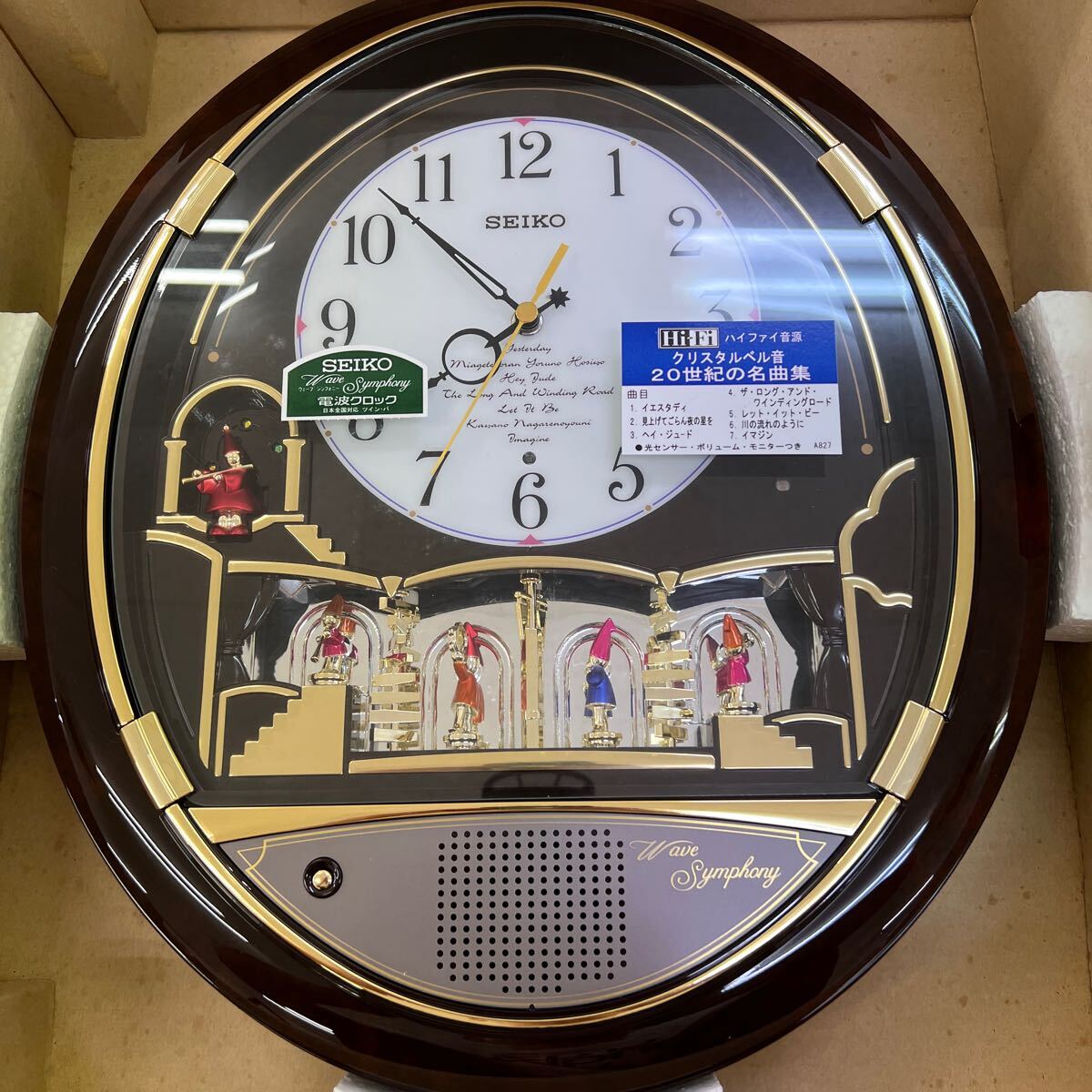 【中古】セイコー からくり時計 RE563K 電波時計 掛け時計の落札情報詳細 - Yahoo!オークション落札価格検索 オークフリー